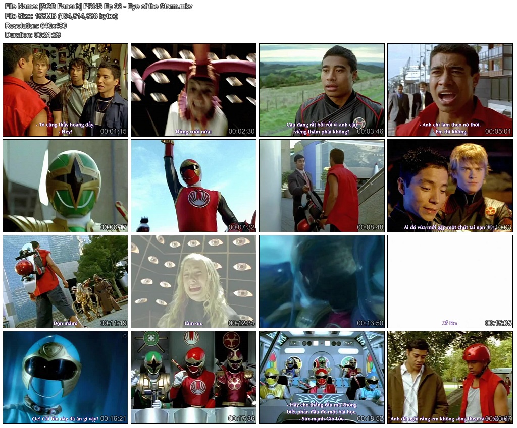 [Vietsub] Power Rangers Ninja Storm Episode 32